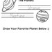 Fun Solar System Tracing and Coloring / Printable Worksheets / ABC ...