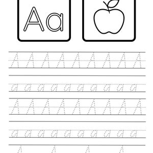 Fun ABC Tracing and Coloring for Kids / Tracing Printable Download for ...