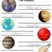 Fun Solar System Tracing and Coloring / Printable Worksheets / ABC ...