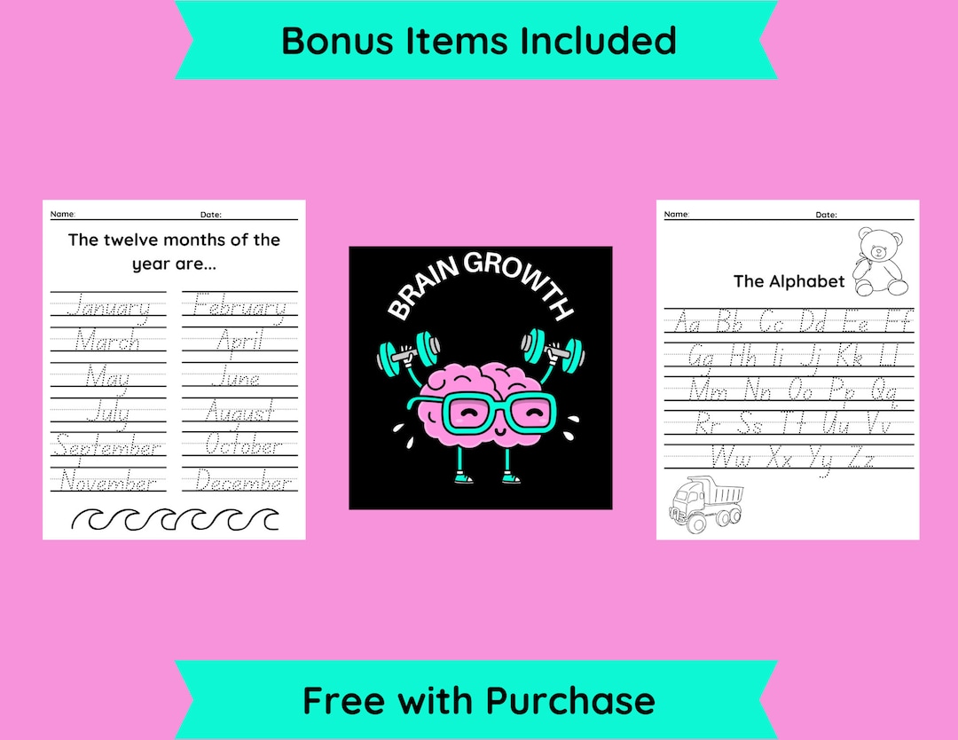 Months of the Year / Printable Worksheets / Letter Tracing / ABC ...