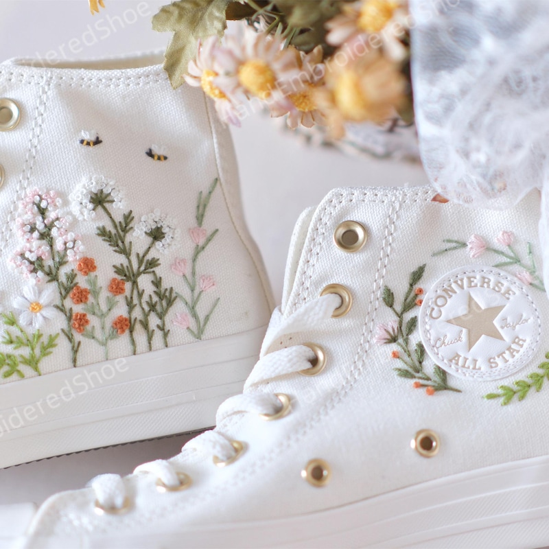 Bridal Converse - Etsy
