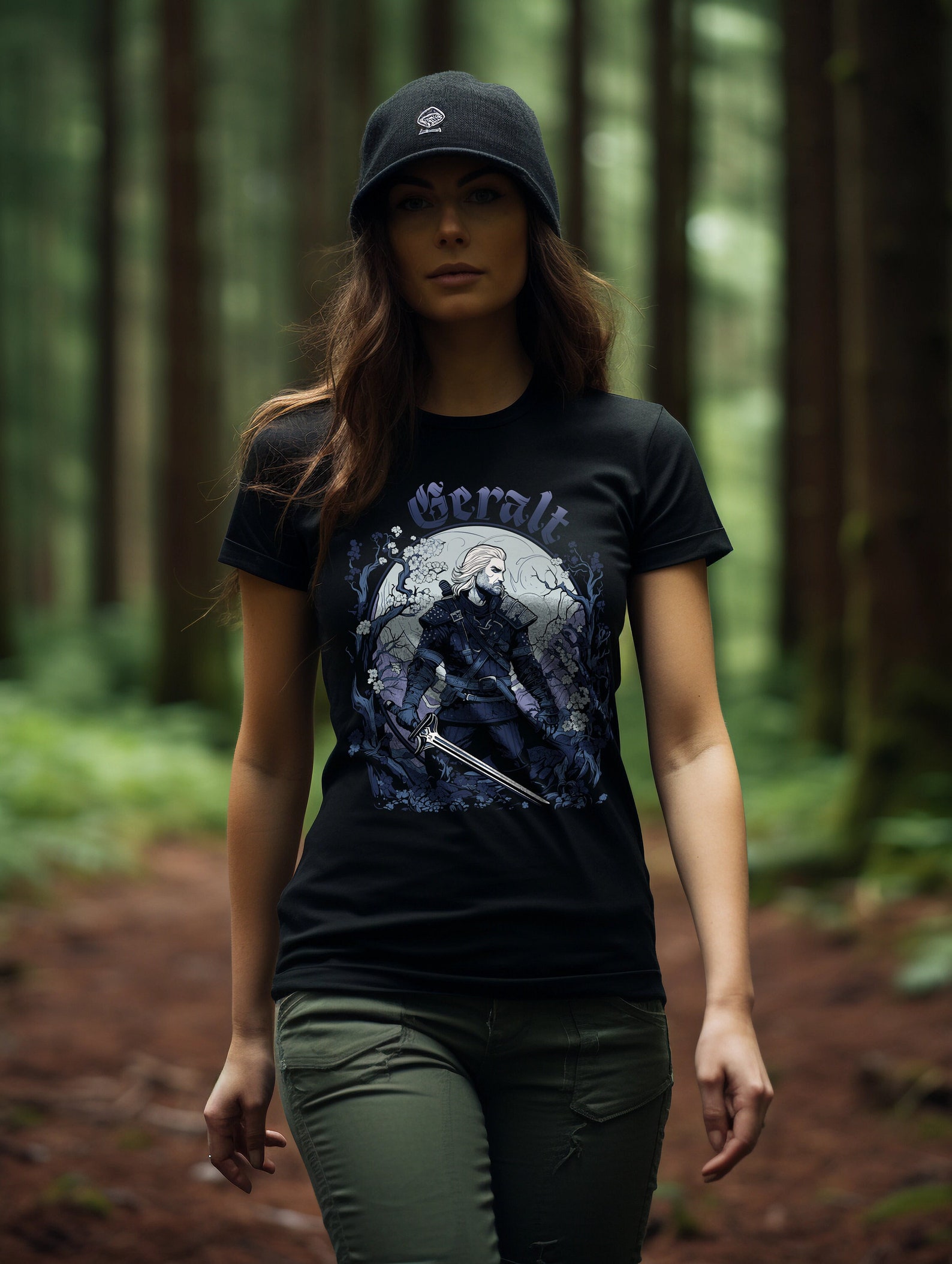 Team Geralt of Rivia Witcher T-shirt, Fantasy Bookish Gift, LARP Gwent ...