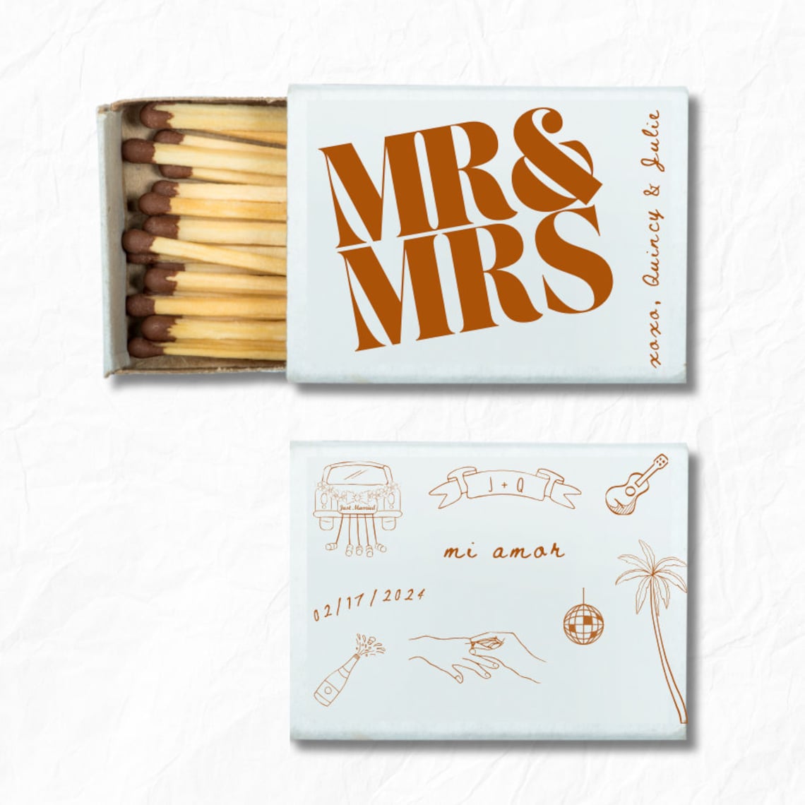 Custom Matchbox Design, Matchbox Template, Personalized Matches for ...