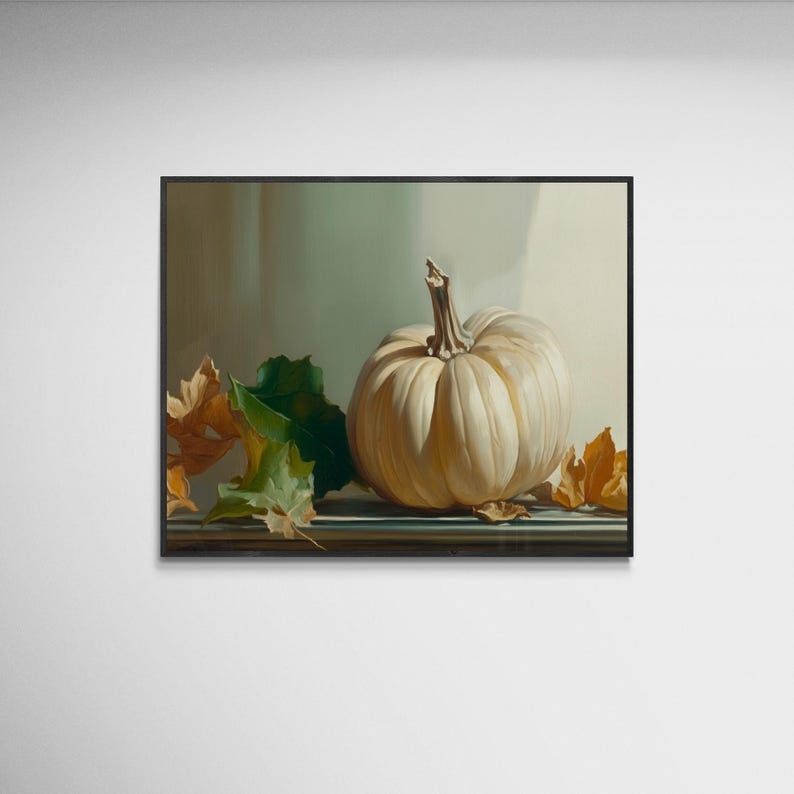 Vintage Fall Art Set of 4, Fall Digital Prints, Fall Decor Wall Art ...