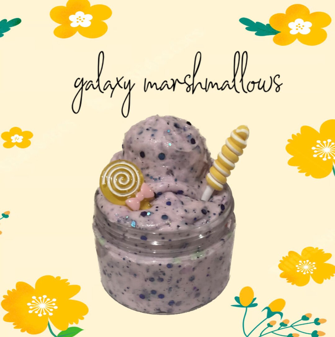 Galaxy Marshmallows Slime - Etsy
