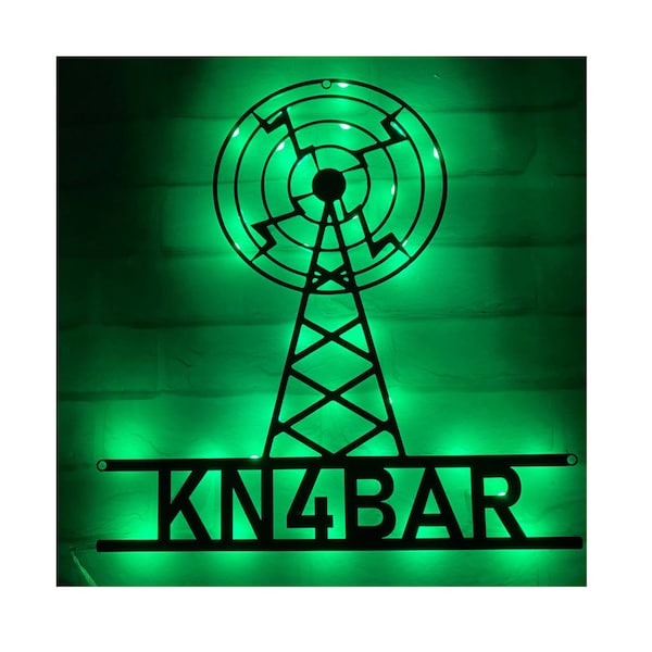 Lighted Ham Call Sign - Etsy