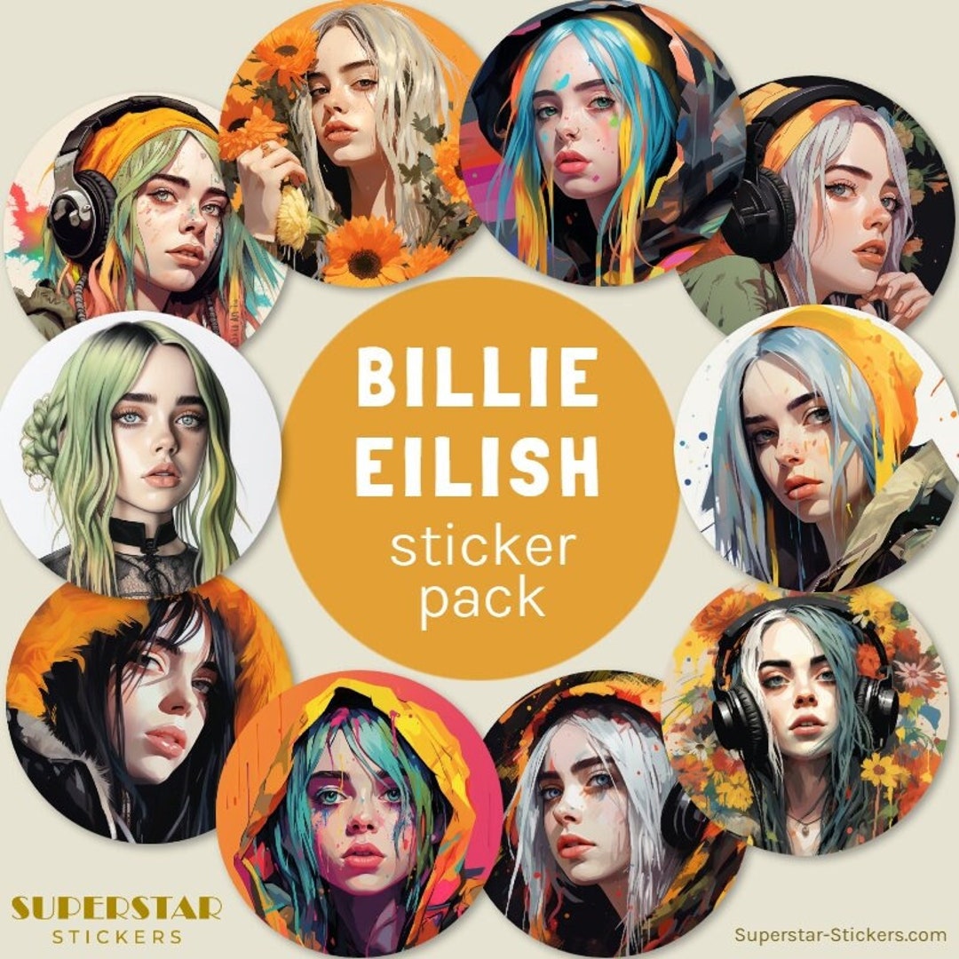 Billie Sticker Bonanza 20-pack 2 Weatherproof - Etsy