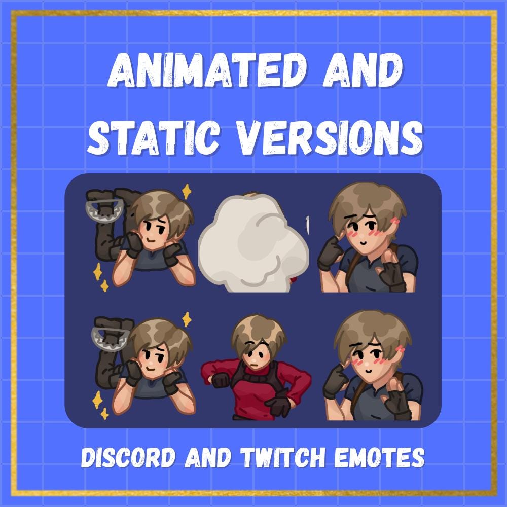 Leon Meme Animated Emotes [3 PACK] - Etsy