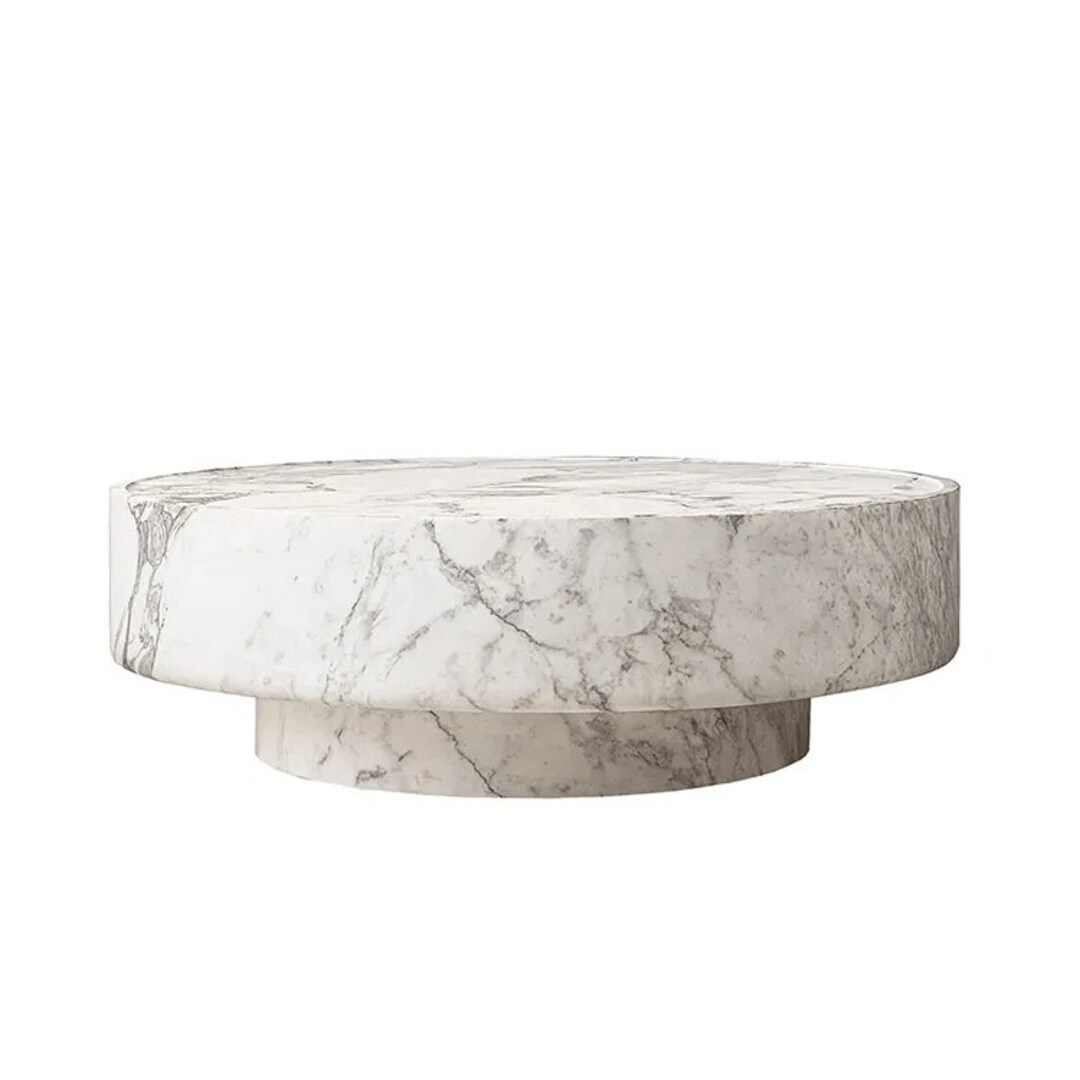 European Style Luxury Round Coffee Table Side Table Round - Etsy