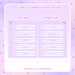 Purple Pixel Password Tracker Printable Set - Etsy