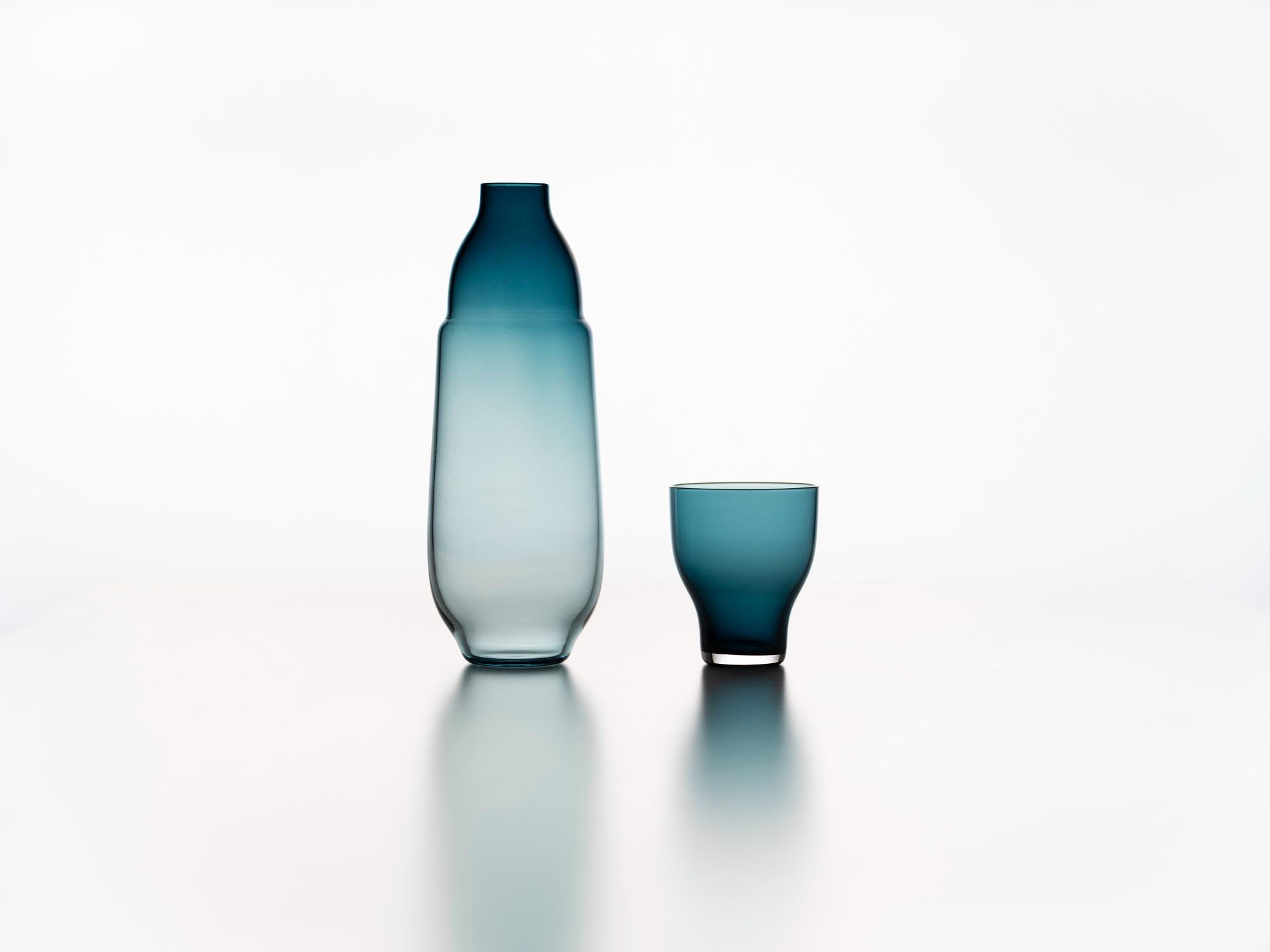 Bohemian Crystal Carafe With Lid-cup: Limited Edition Colors - Etsy