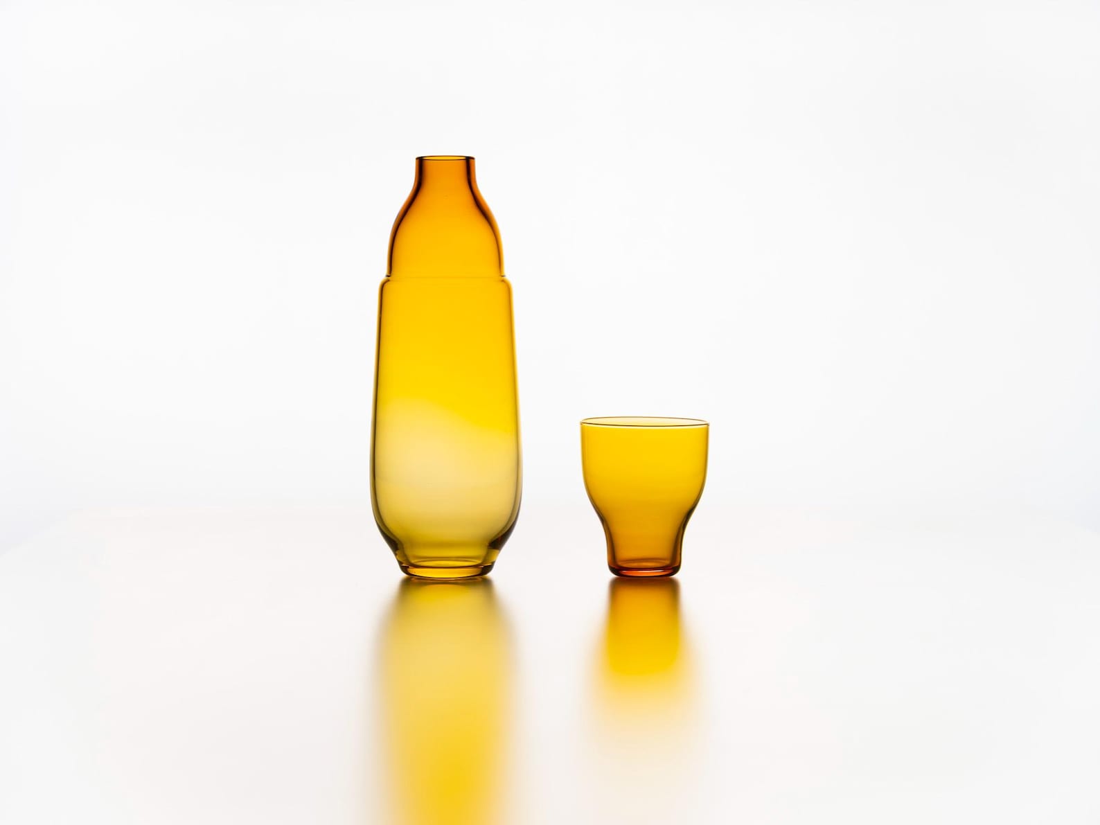 Bohemian Crystal Carafe With Lid-cup: Limited Edition Colors - Etsy