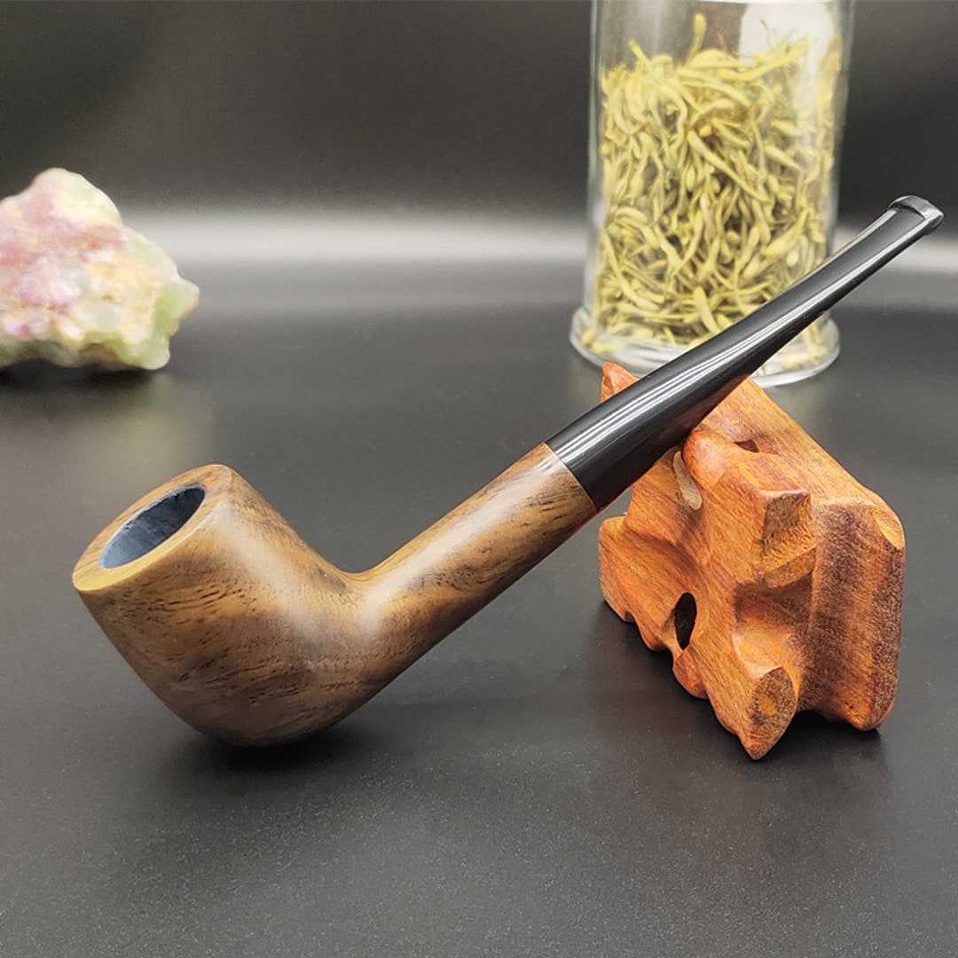 Old-fashioned Pipe Handmade Solid Wood Tobacco Special Pipe - Etsy