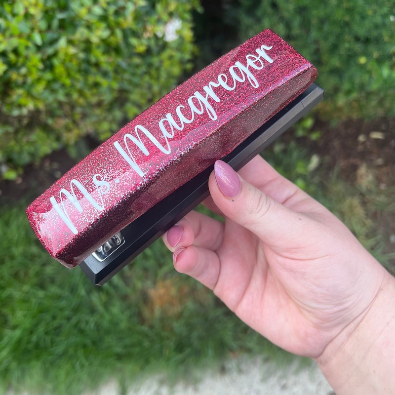Glitter Office Stapler - Etsy