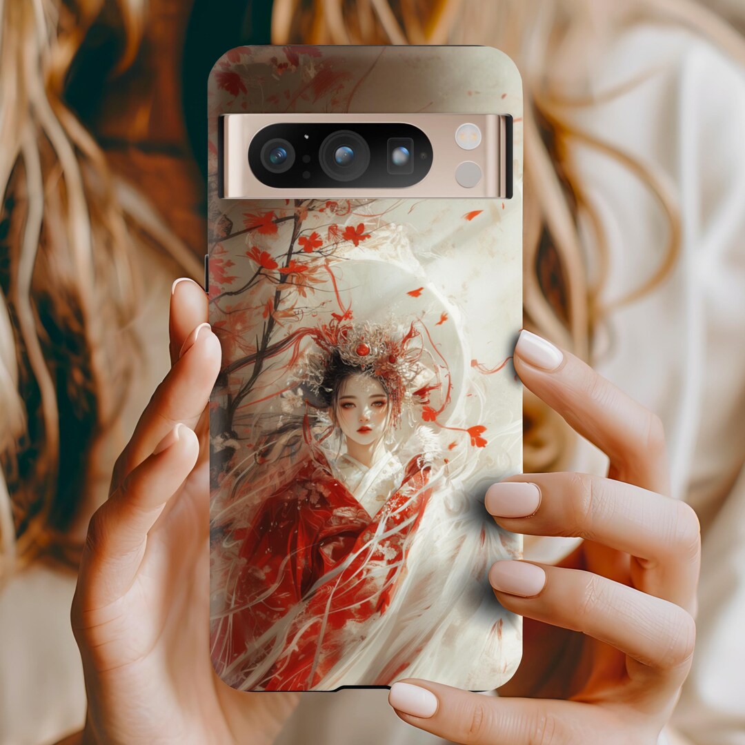 Amaterasu Pixel Case Japanese Sun Goddess Art for Google Pixel 9 8 7 6 ...