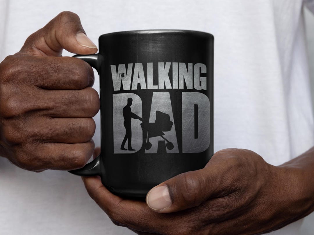 The Walking Dad Mug | Zombie Father Coffee Cup | Funny New Dad Gift ...