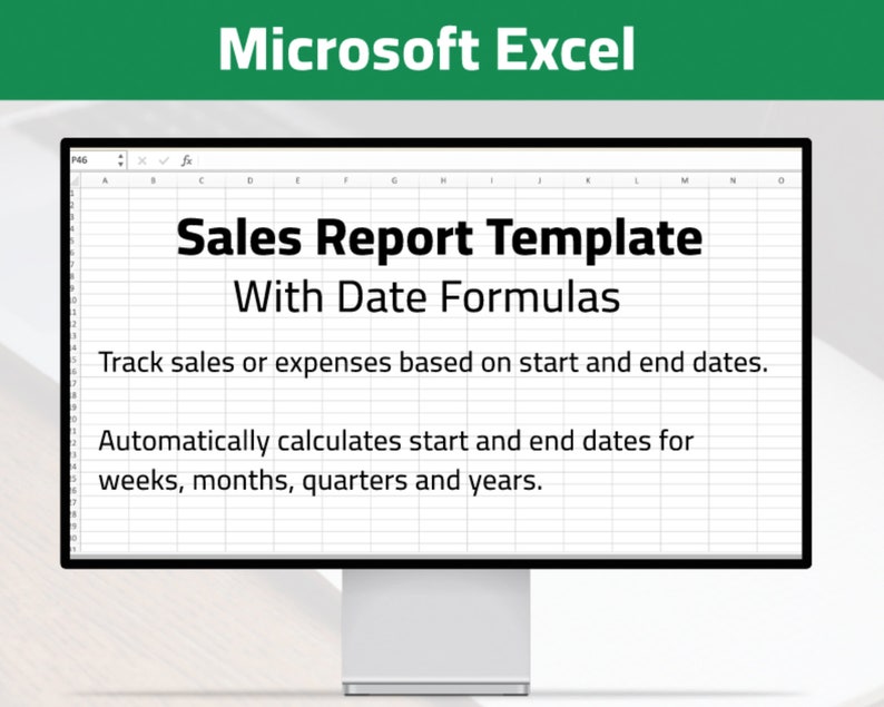 Microsoft Excel Sales Report Template Create Professional Sales Reports ...