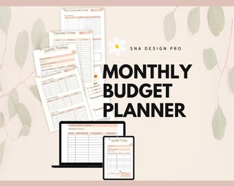 Digital Budget Planner, Finance Tracker, Finance Planner, Digital ...