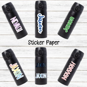 Personalized Name Waterproof Sticker or Decal | Name Stickers/decal ...