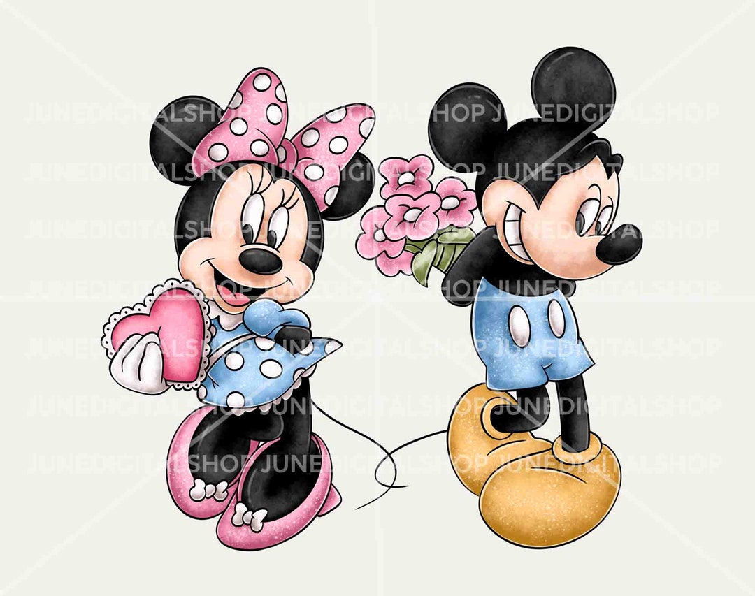 Couple Mouse Love Clipart PNG, Happy Valentine's Day, Valentine Couple ...