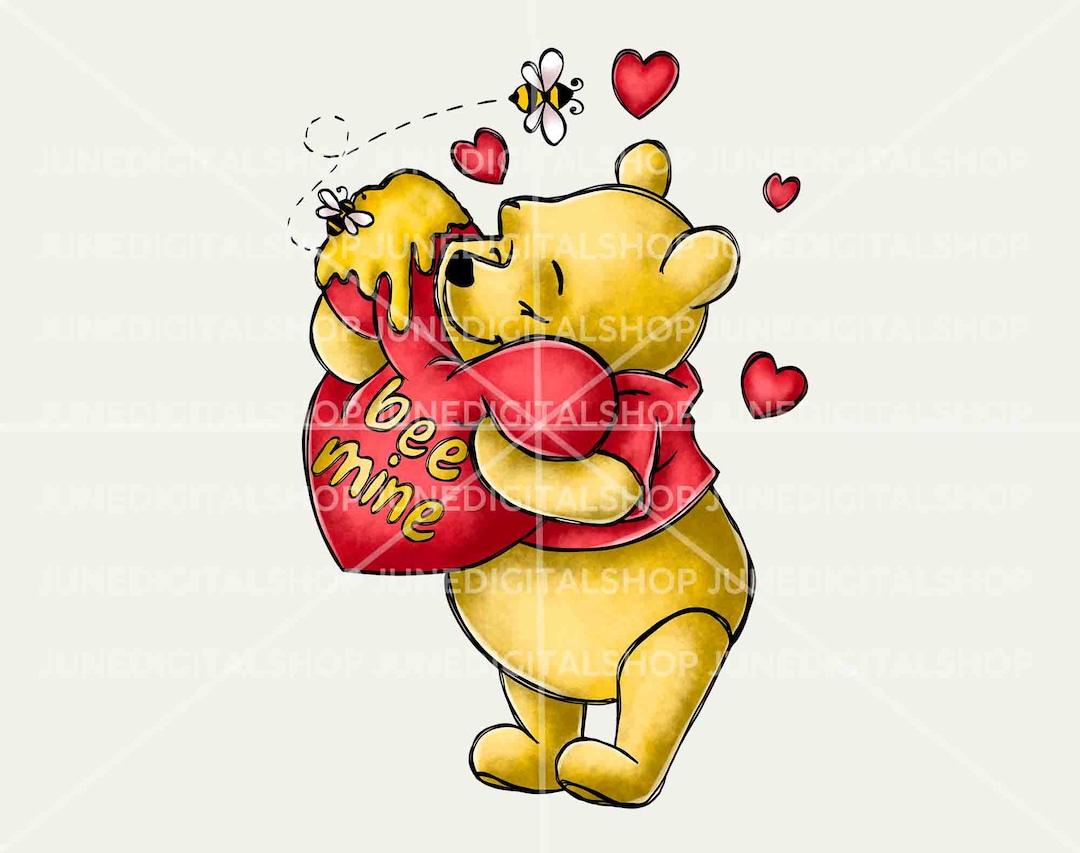 Bee Mine Valentine Clipart PNG, Happy Valentine's Day, Valentine Bear ...