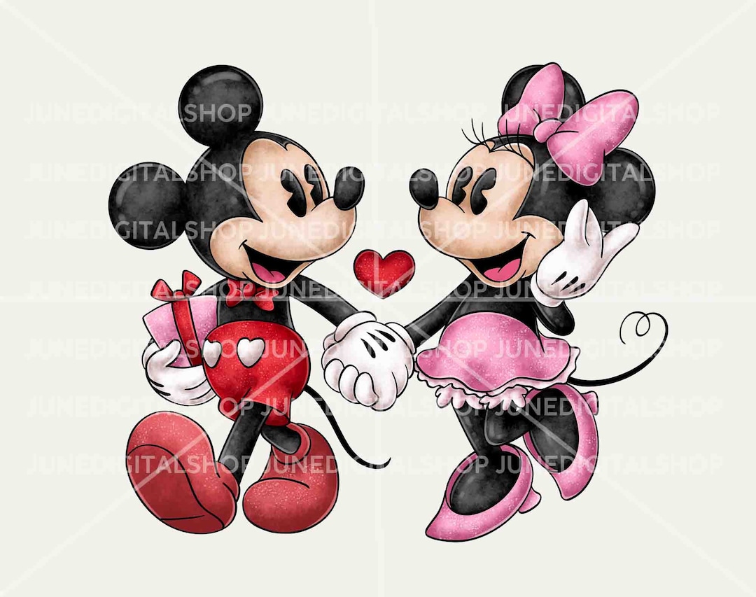 Couple Mouse Love Clipart PNG, Happy Valentine's Day, Valentine Couple ...