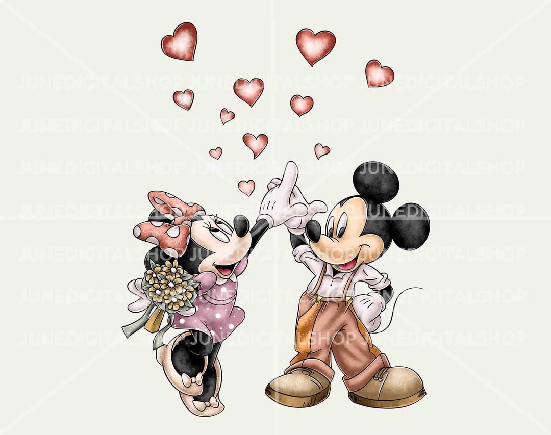 Couple Mouse Love Clipart PNG, Happy Valentine's Day, Valentine Couple ...