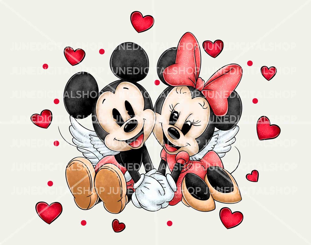 Couple Mouse Love Clipart PNG, Happy Valentine's Day, Valentine Couple ...