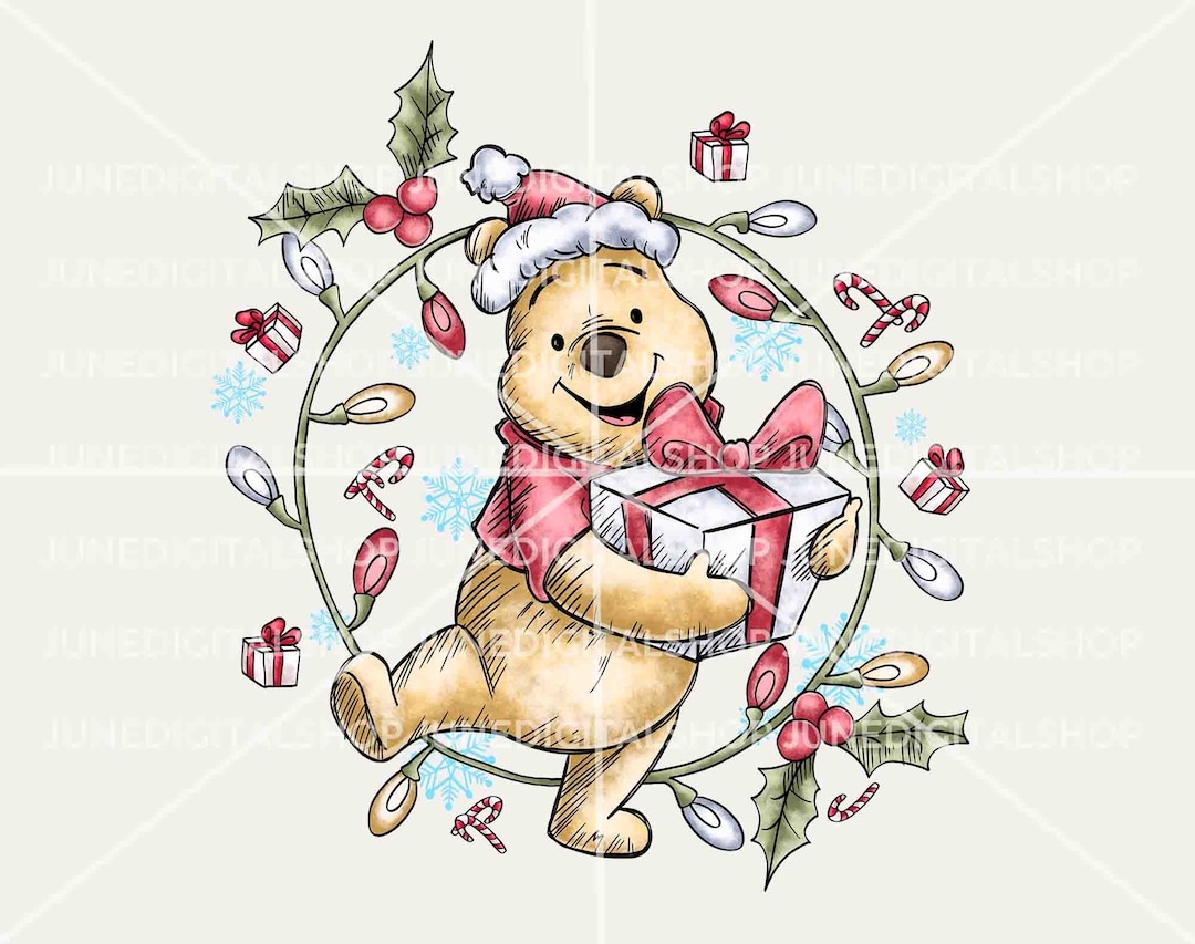 Christmas Bear Clipart PNG, Bear Water Color Png, Merry Christmas Png ...