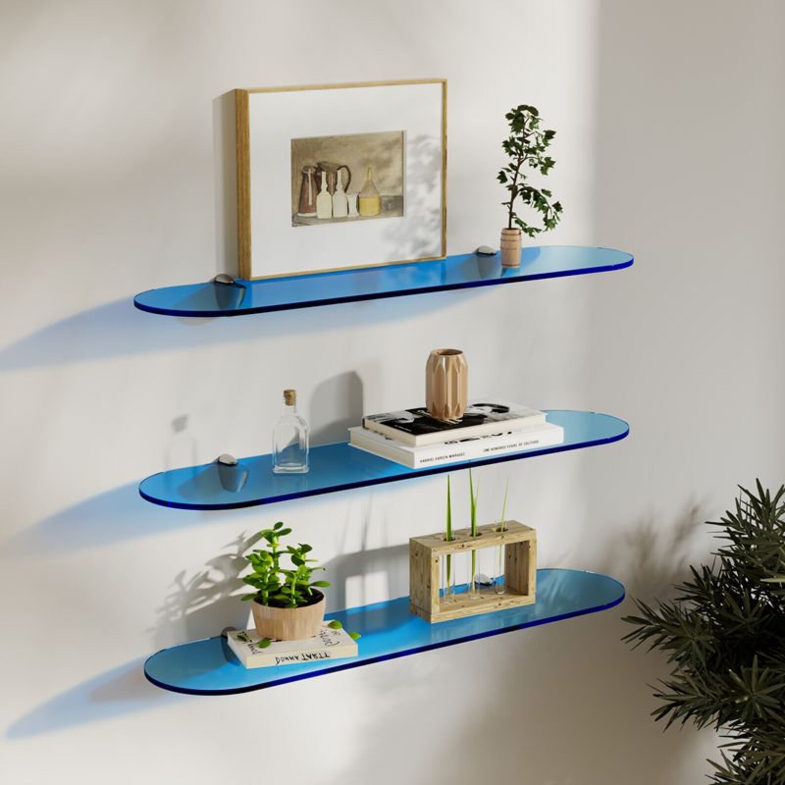 Enhance Your Space With a Sleek and Modern Acrylic Wall Shelf ...