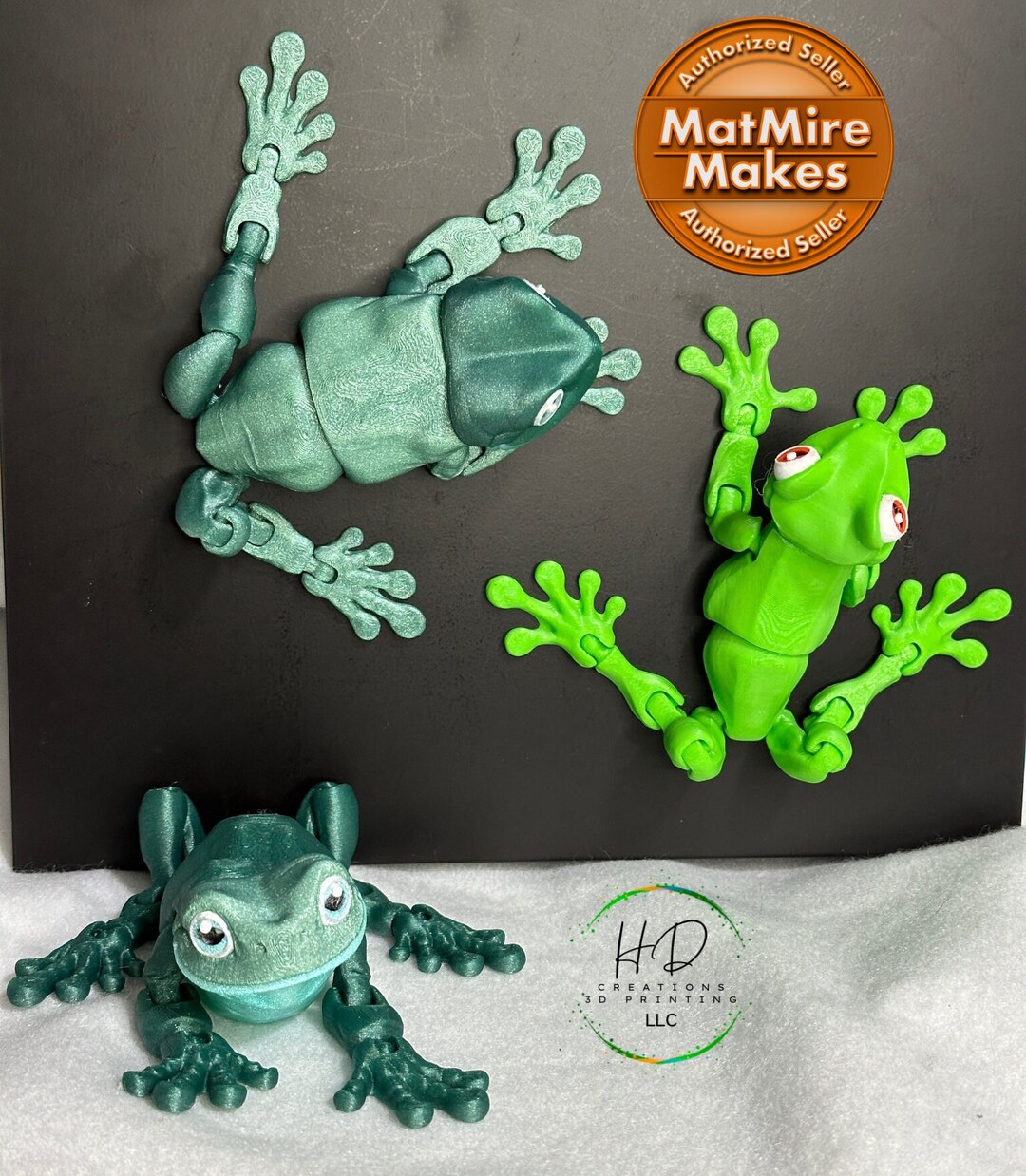 3D Printed Magnetic Flexi Tree Frog and Whitesdumpy Tree Frog - Etsy