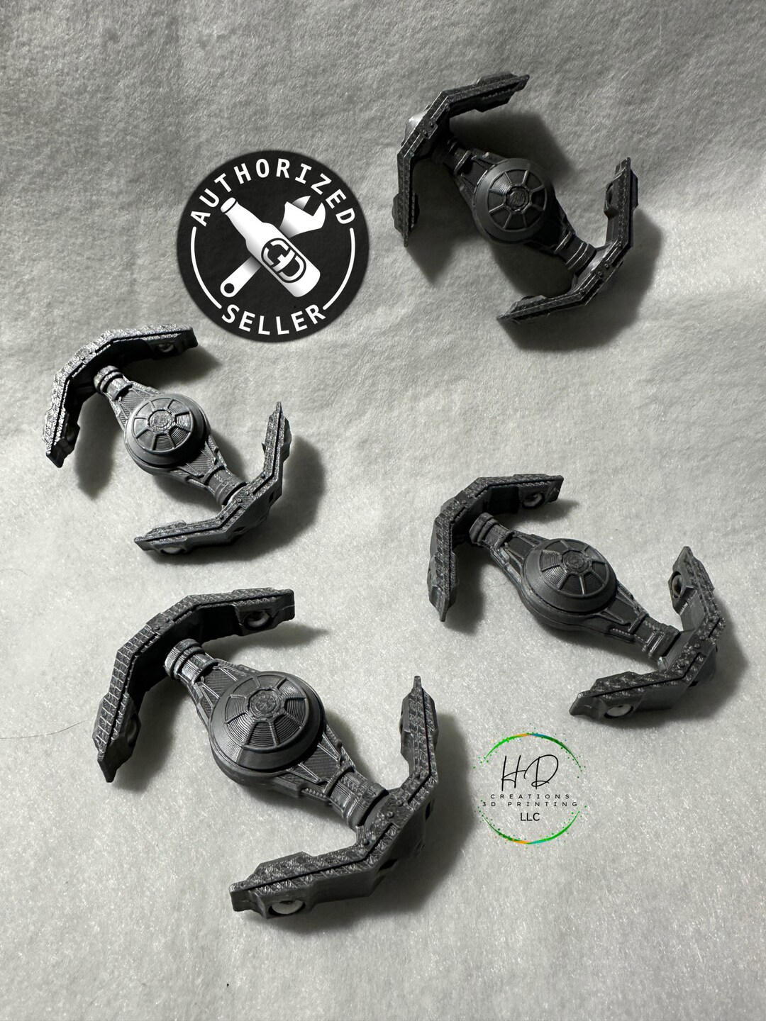3D Printed Tie Fighter Fidget Spinner - Etsy