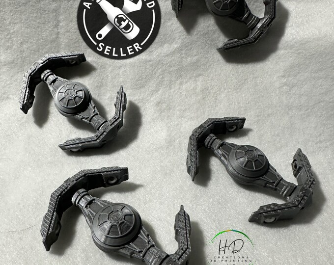 3D Printed Tie Fighter Fidget Spinner - Etsy