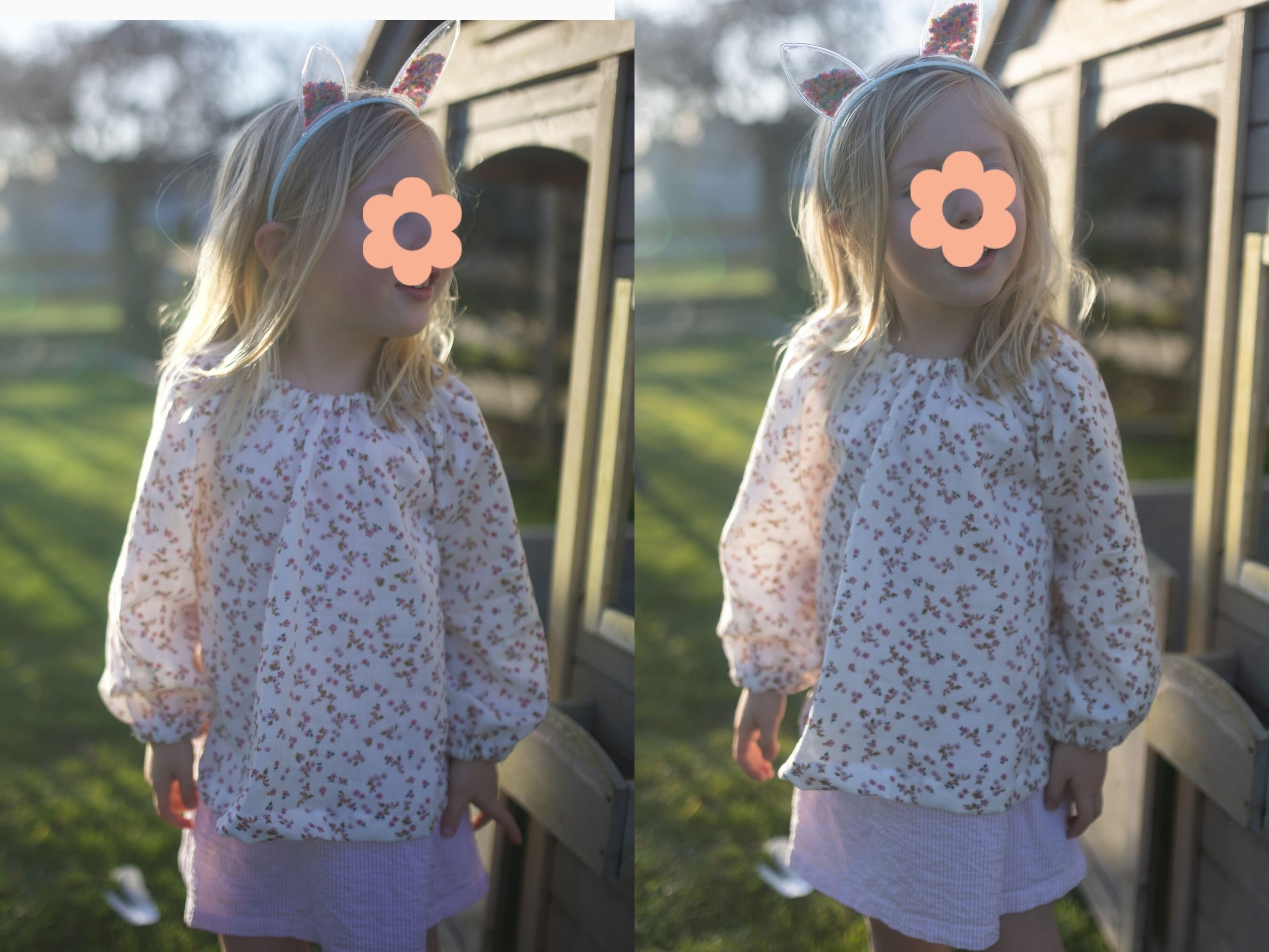 Childrens Blouse PDF Sewing Pattern, Baby Toddler Kids Digital Pattern ...