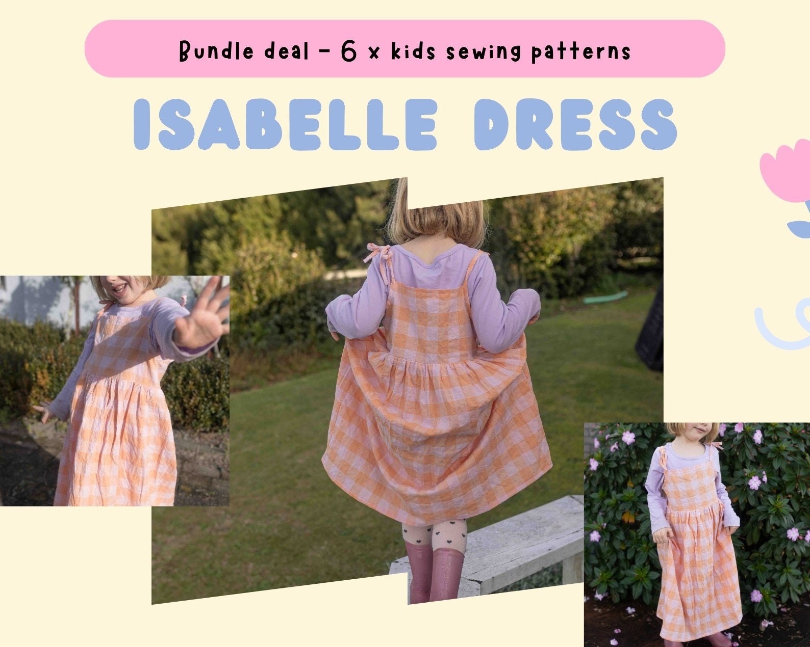 Childrens PDF Sewing Patterns Bundle, Baby Toddler Kids Sewing Pattern ...