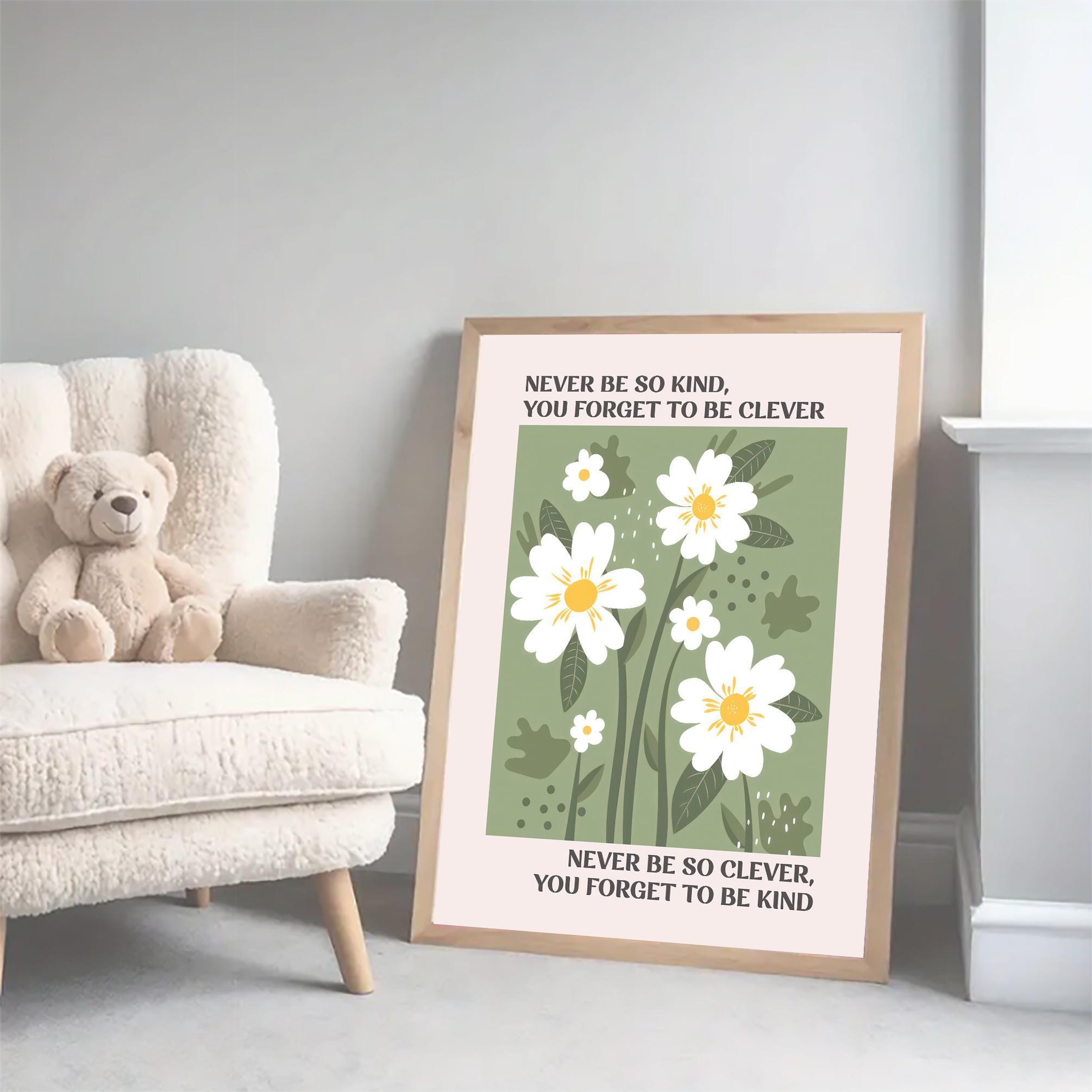 Set of 2 Never Be so Kind You Forget to Be Clever Taylor Poster ...