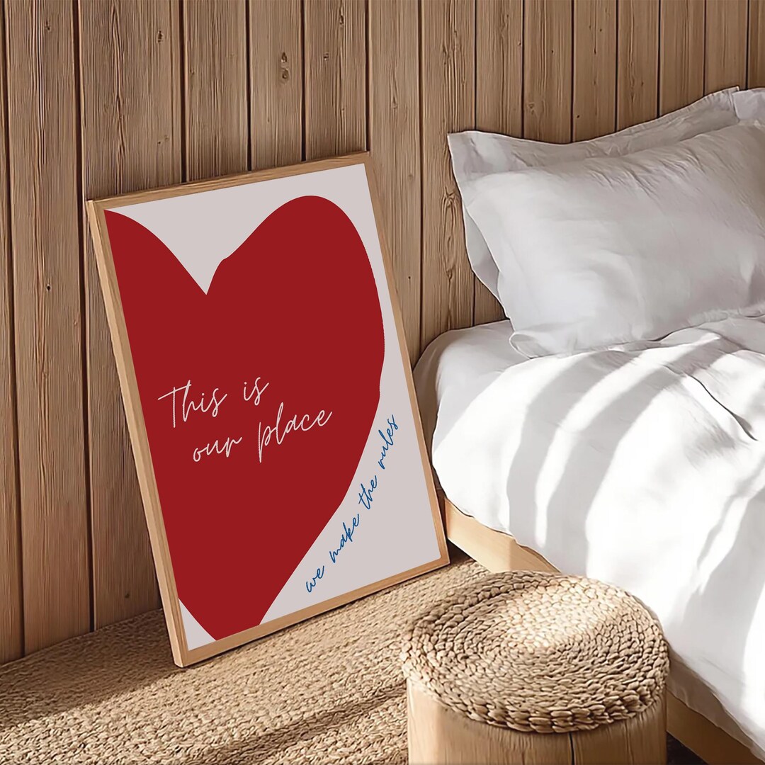This is Our Place We Make the Rules Taylor Poster Quote Lyric Print ...