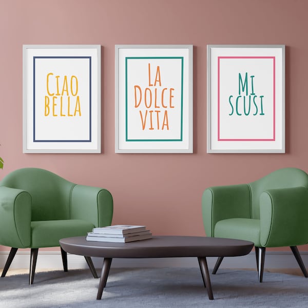 Italian Word Art - Etsy
