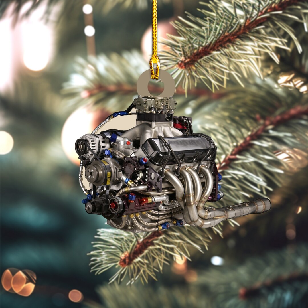 Racing Car Engine Ornament Christmas Ornament Christmas Tree - Etsy