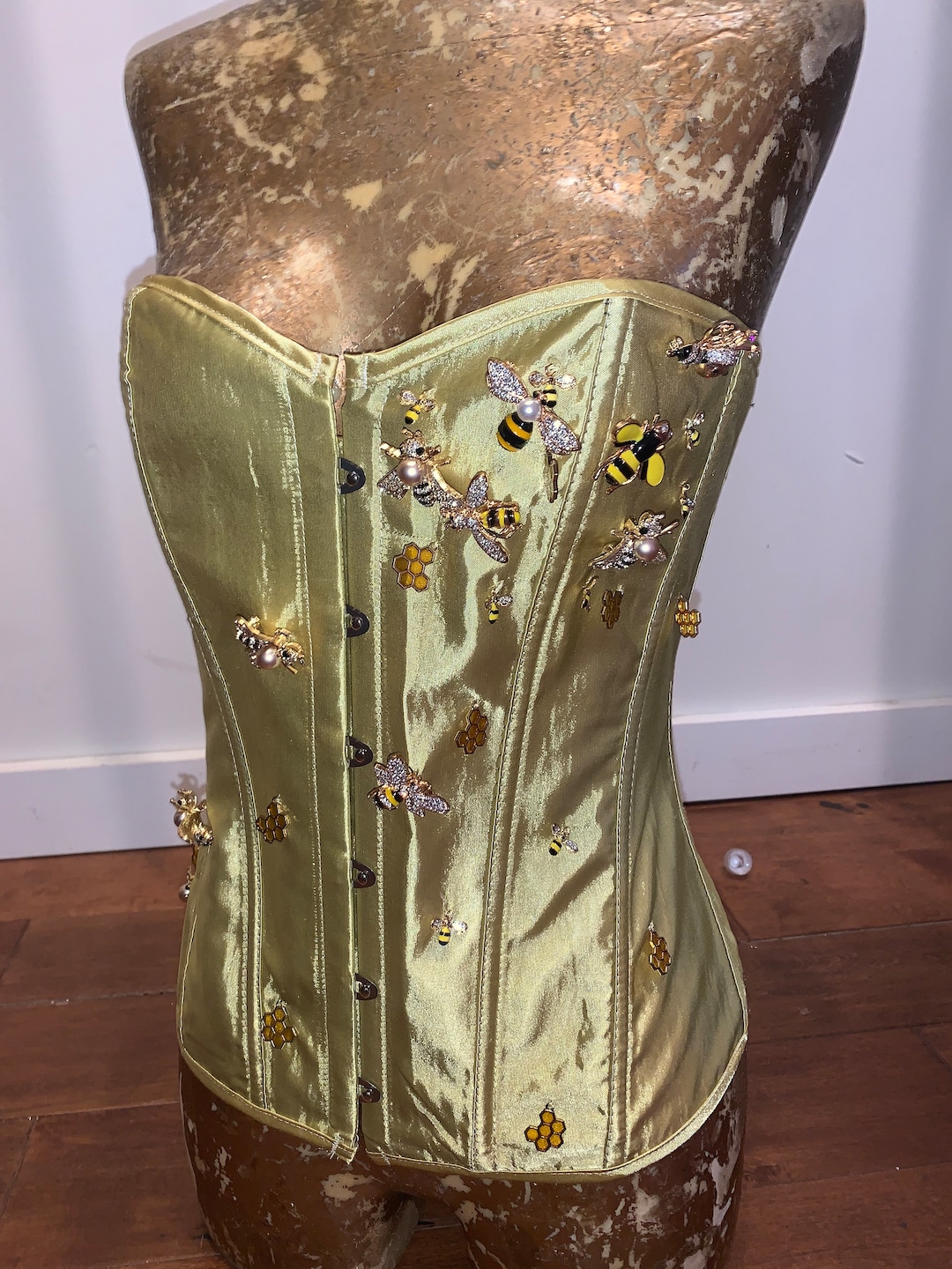 Beehive Corset Dripping Honey - Etsy