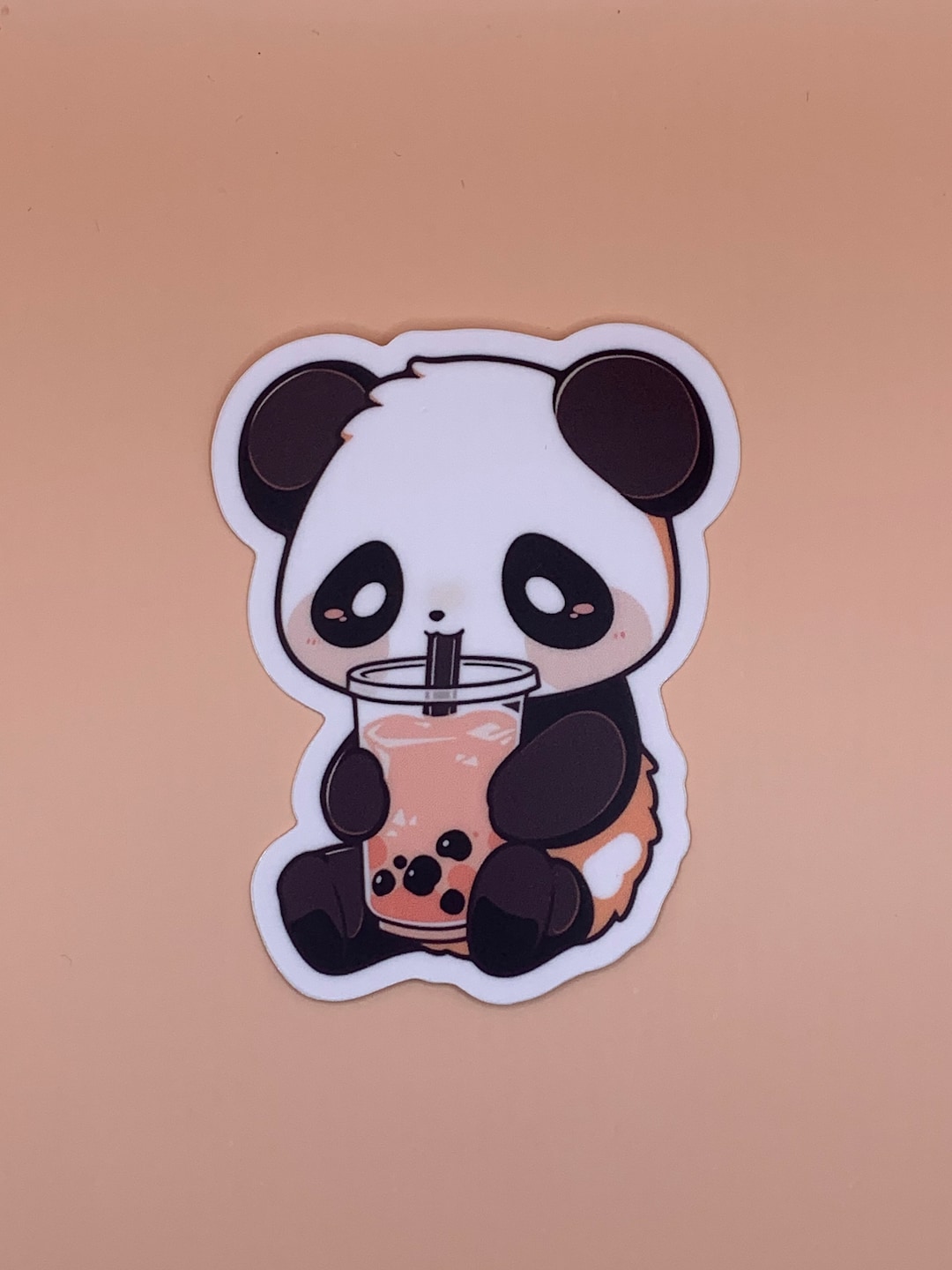 Panda Boba Sticker Chibi Cute Vinyl Laptop Water Bottle Notebook - Etsy