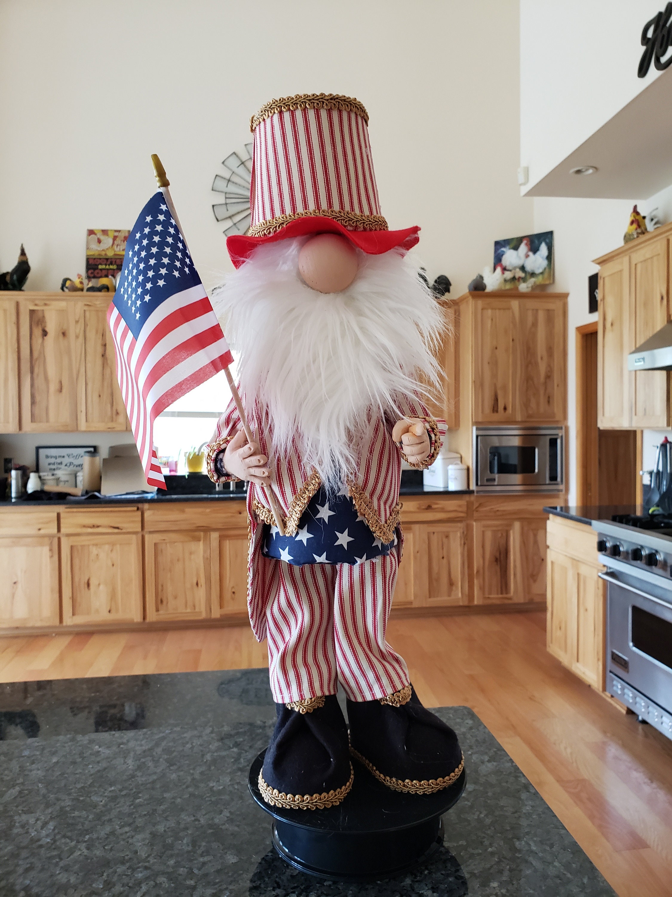 Uncle Sam Gnome - Etsy