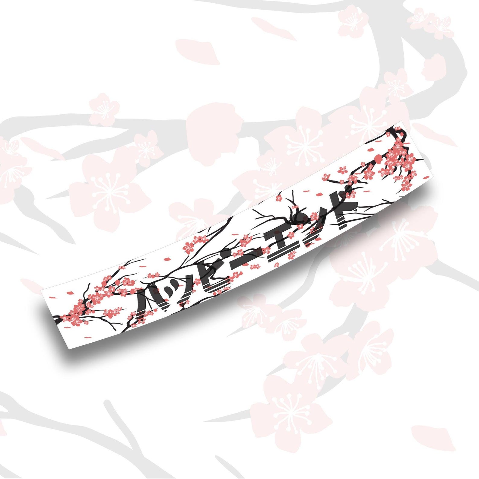 Windshield Banner - Cherry Blossoms Japanese Edition 60" (air Release ...