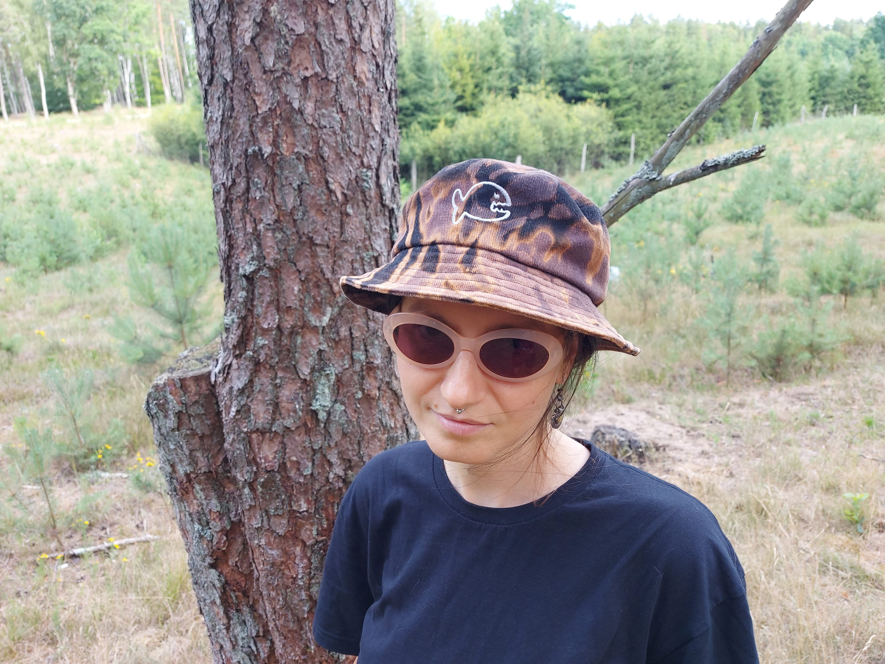 Acid Tiger Shark Panama, Orange Camouflage Bucket Hat, Nature Force Hat ...
