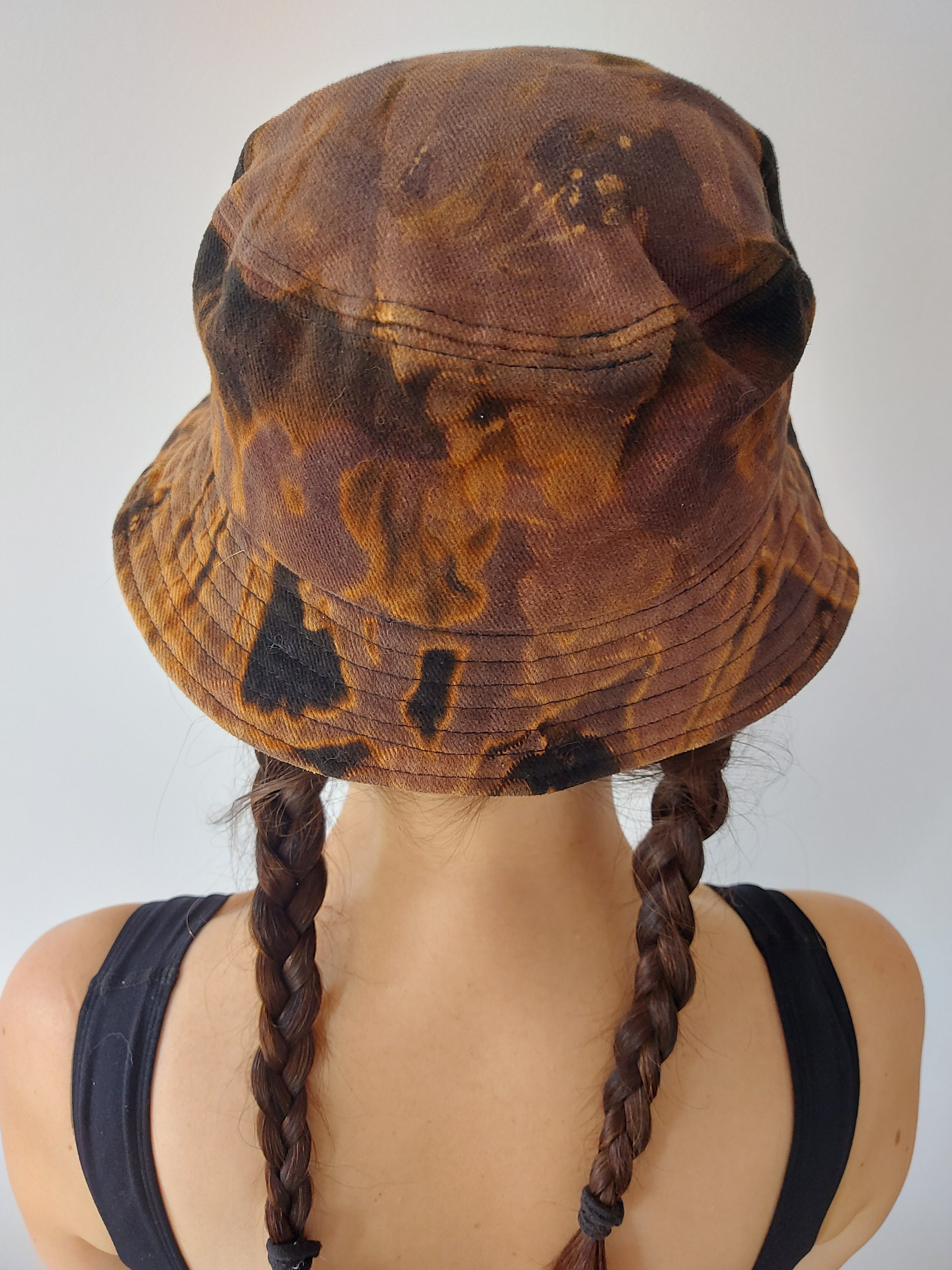 Acid Tiger Shark Panama, Orange Camouflage Bucket Hat, Nature Force Hat ...
