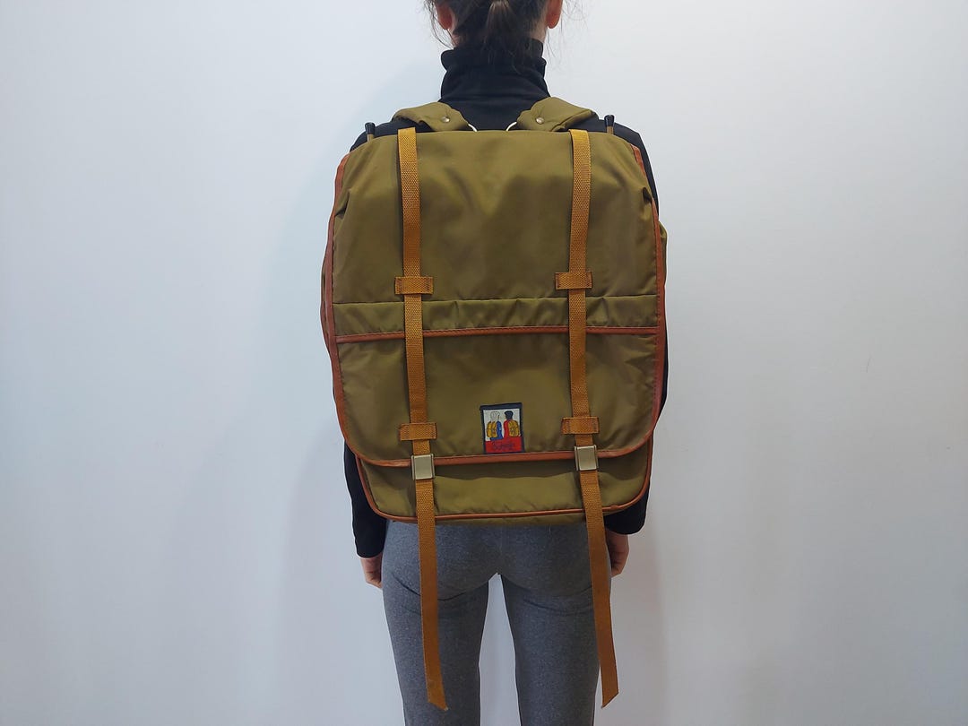 Beckmann Olive Aesthetic Backpack Metal Frame Rare Rucksack 70s Swedish ...