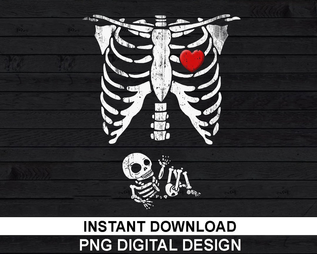 Baby Skeleton Png, Pregnancy Skeleton Png, Pregnancy Png, Halloween ...