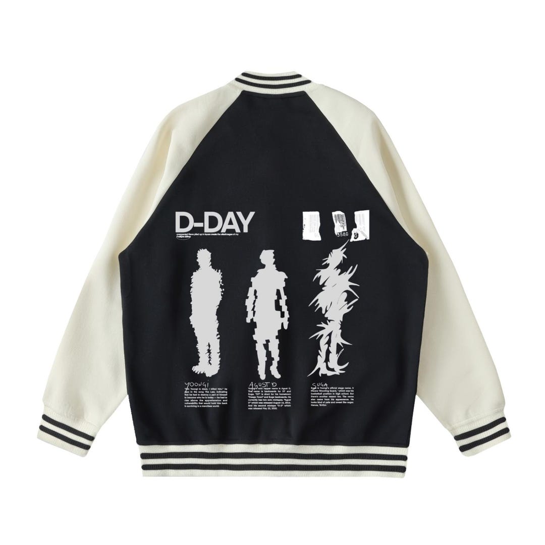 Suga D-day Varsity Jacket Kpop Bts Jacket Concert Outfit Kpop ...