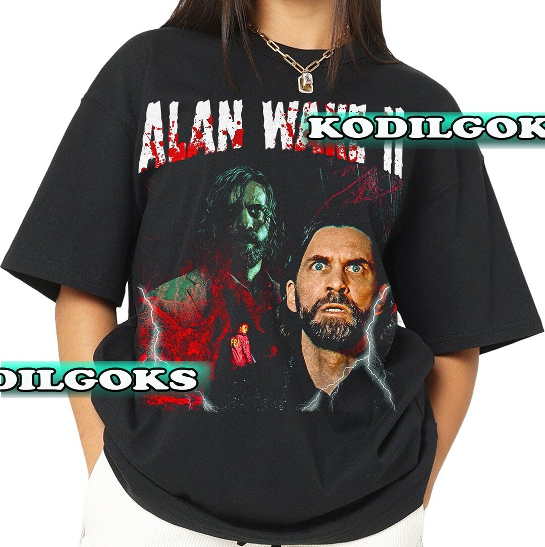 Alan Wake Shirt Alan Wake Y2k Alan Wake Fan Alan Wake - Etsy Canada