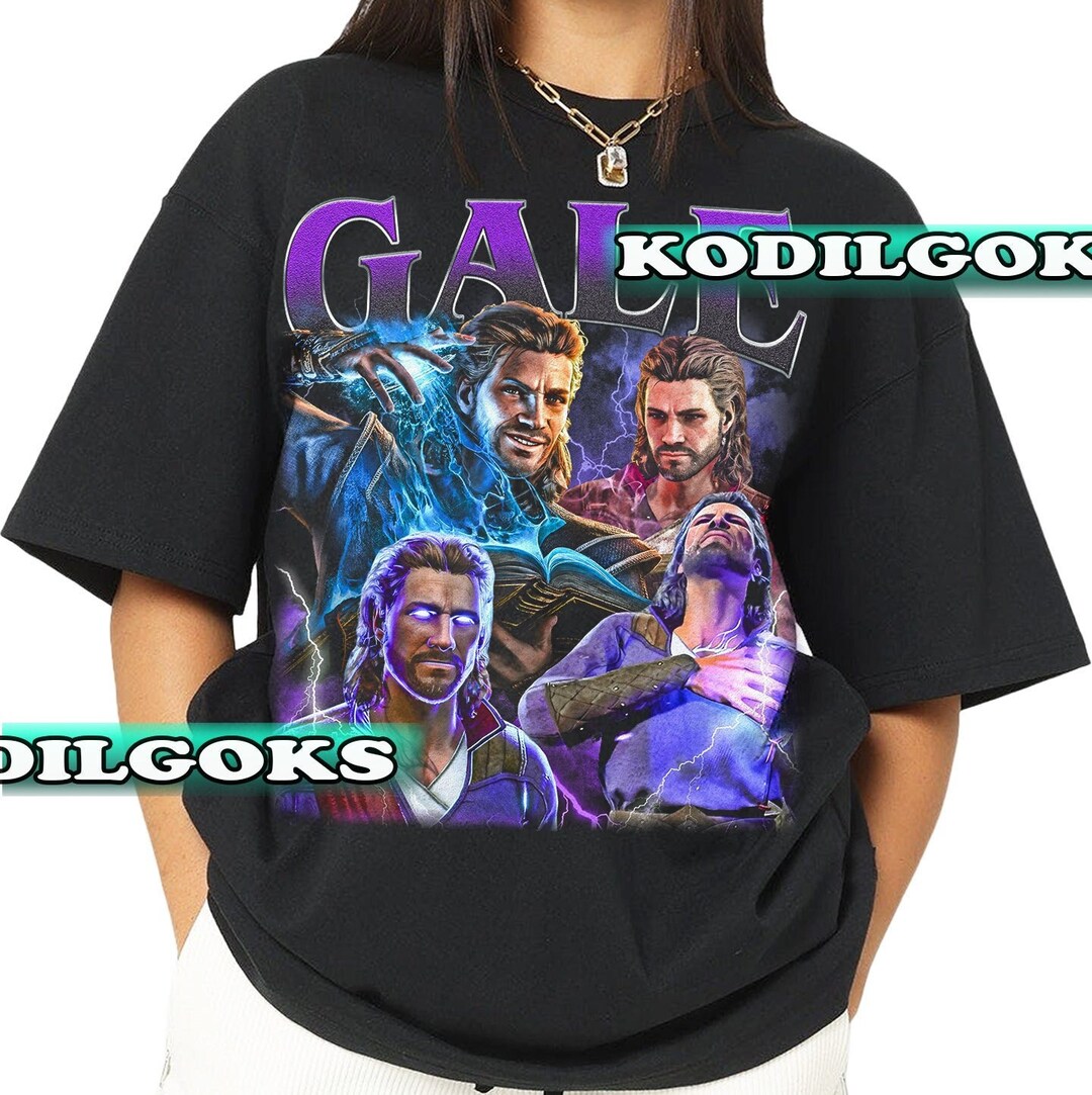 Gale Baldurs Gate 3 Vintage Bootleg Style T-shirt Baldurs - Etsy